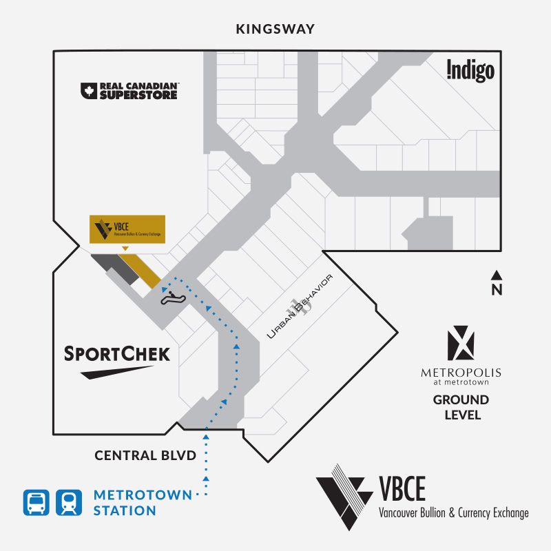 VBCE: Currency Exchange in Vancouver - Bullion Exchange